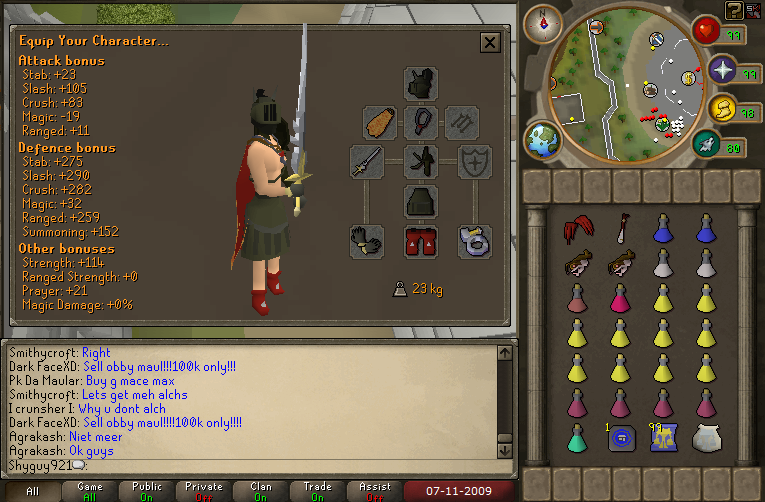 best runescape melee gear